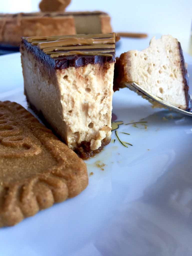 Biscoff Cookie Crumble Cheesecake {Light}
