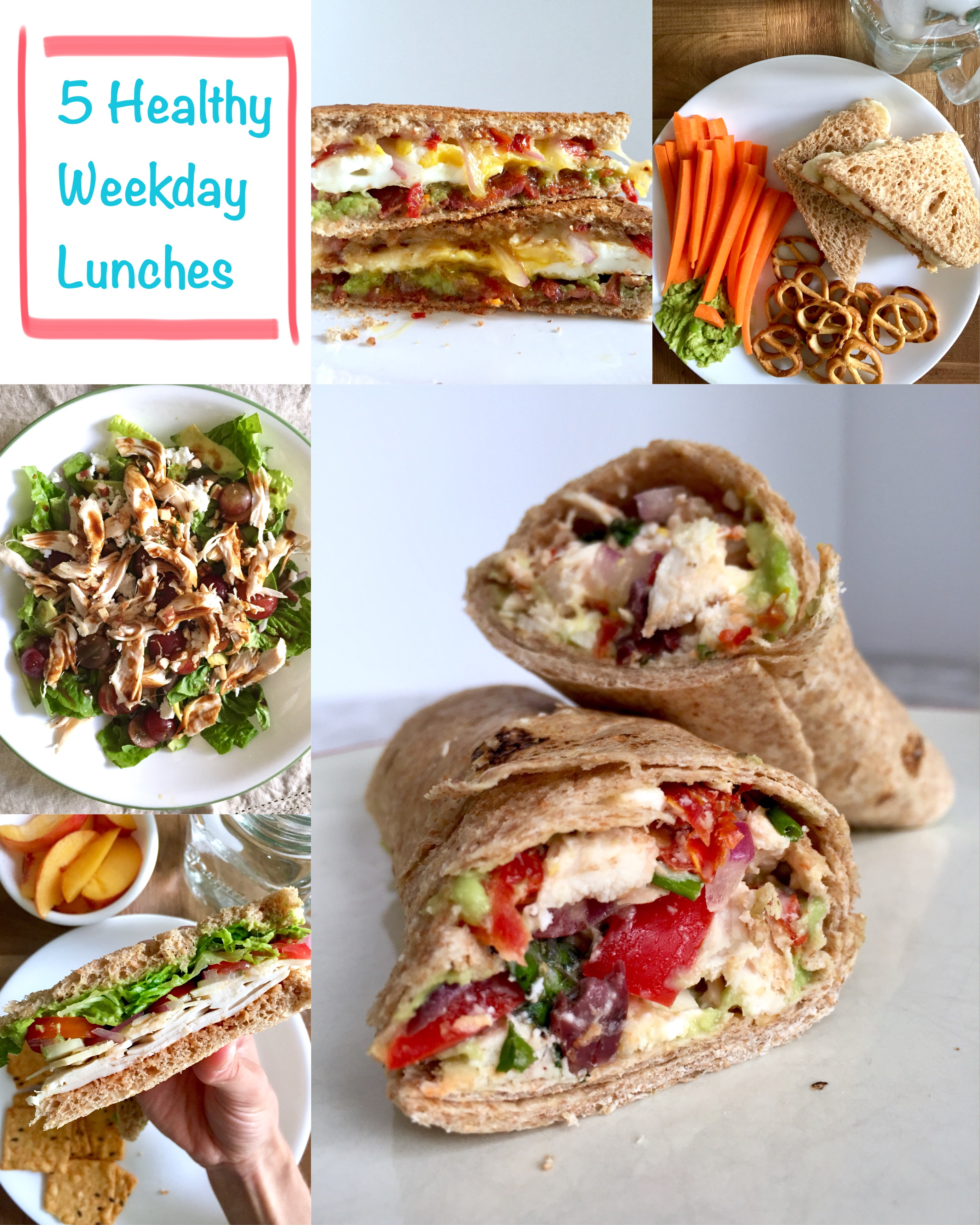 Weekday Eats: 5 Healthy Lunch Ideas! | MAK and Her Cheese