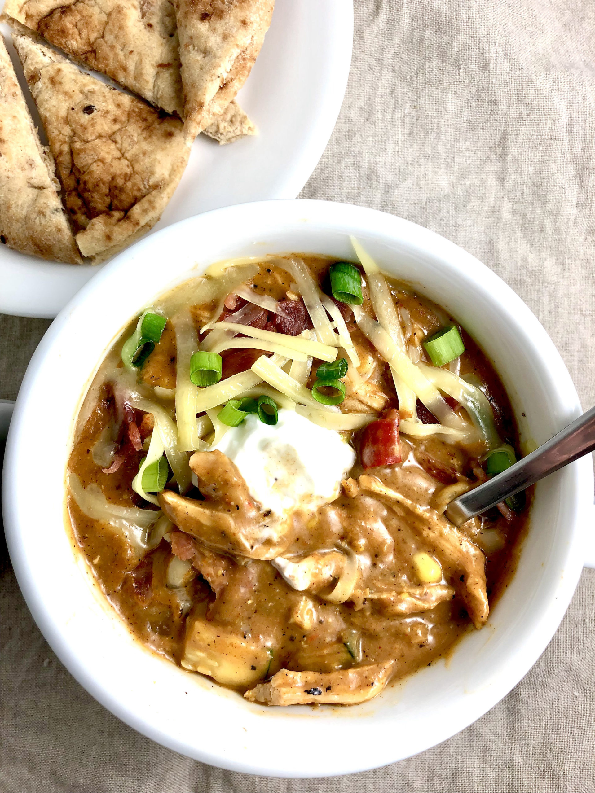 Southwest Chicken Chili Corn Chowder | MAK and Her Cheese