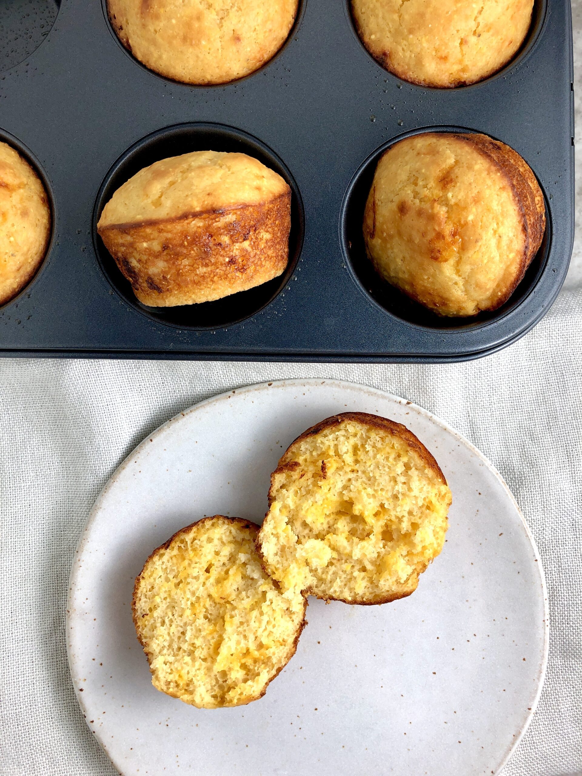 Cheddar Honey Cornbread Muffins | MAK and Her Cheese