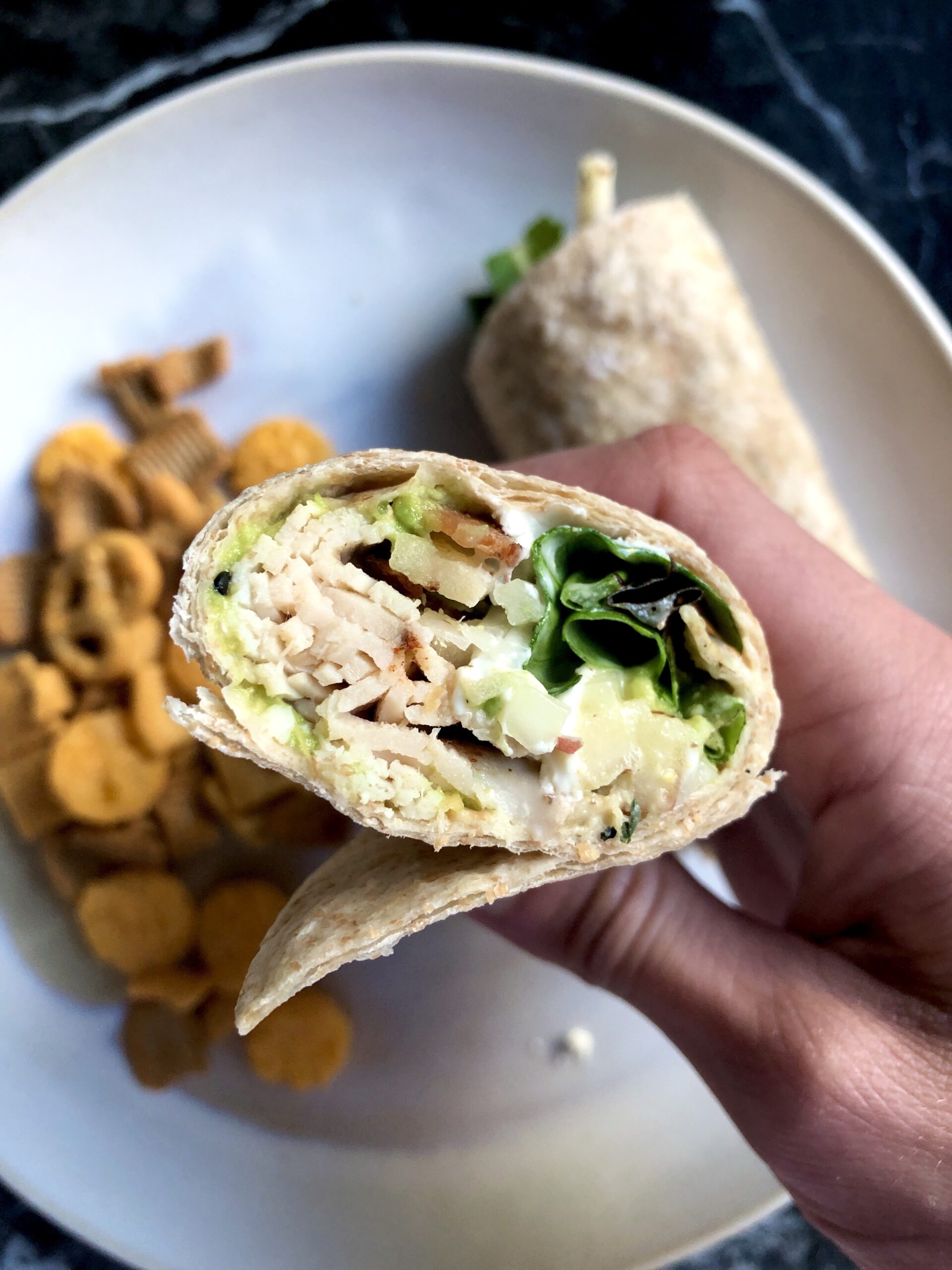 Turkey Wrap with Apple & Fennel Slaw | MAK and Her Cheese